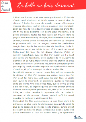 [Roman – pdf] La belle au bois dormant – Rallye lecture en ligne