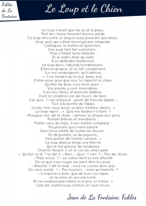  Fables Pdf Le Loup Et Le Chien Rallye Lecture En Ligne